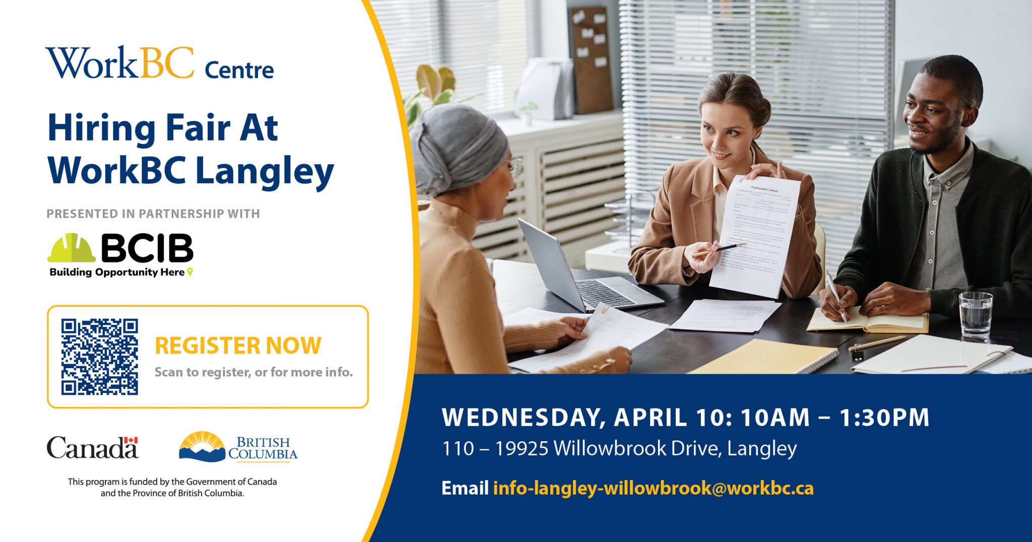 WorkBC Centre – Langley | WorkBC Langley In-Person Hiring Fair - WorkBC Centre - Langley